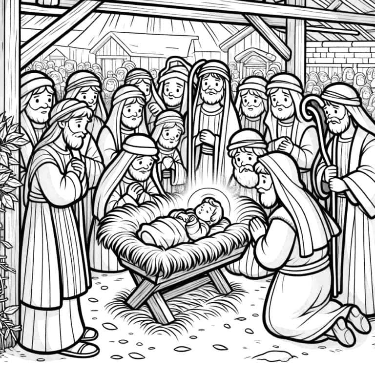 Nacimientos para colorear - Cancioncitas